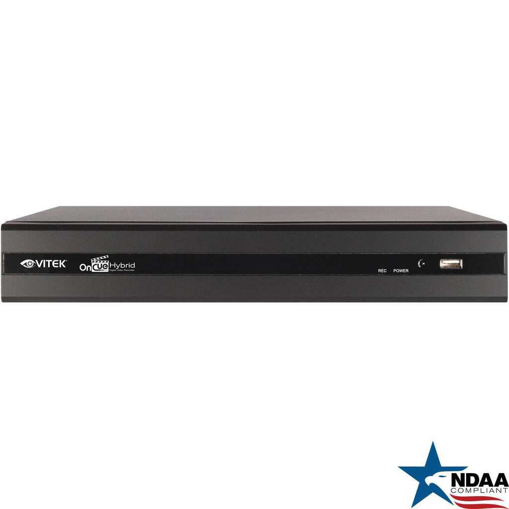 Vitek VT-08HD2A-NH-12T 8 Channel Hybrid DVR | 1080P/4K Recording | Real ...